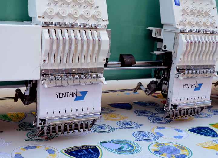 Yonthin 12 Head Embroidery Machine with Sequin & Cording
