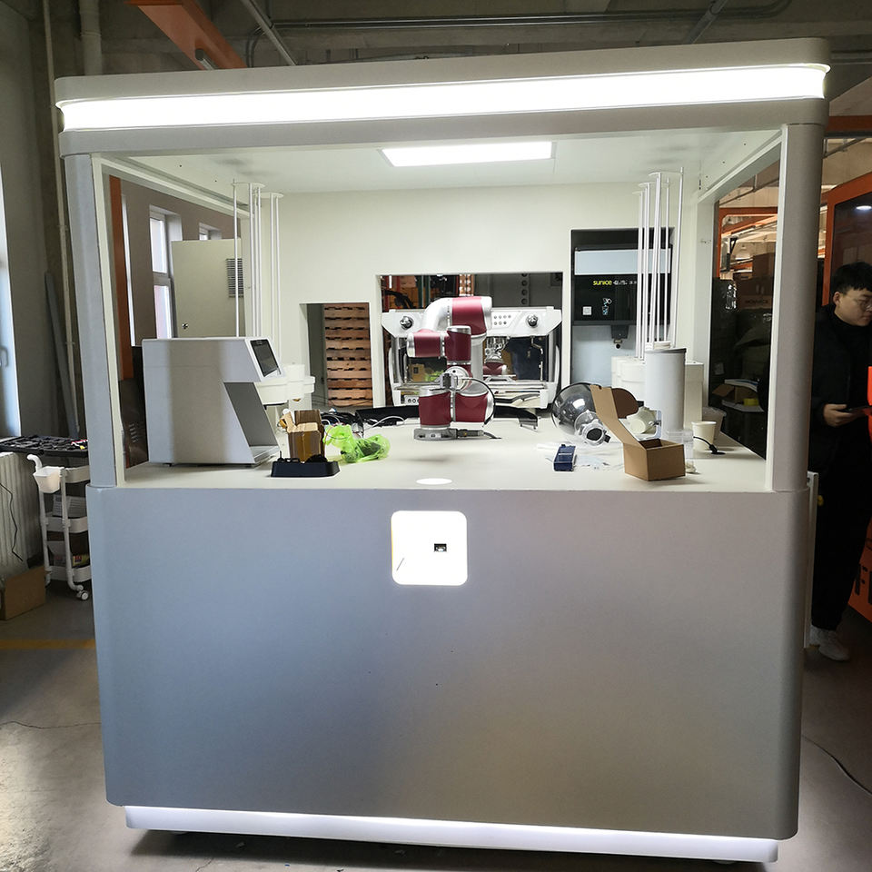 2024 Barista Vending Machine with 6 Axis Robot Arm AI Coffee Maker for Sale