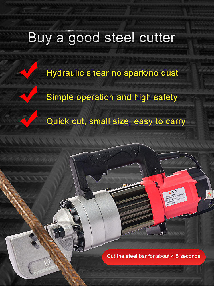 Portable Electric Hydraulic Rebar Rebar Cutting Machine Products from ...