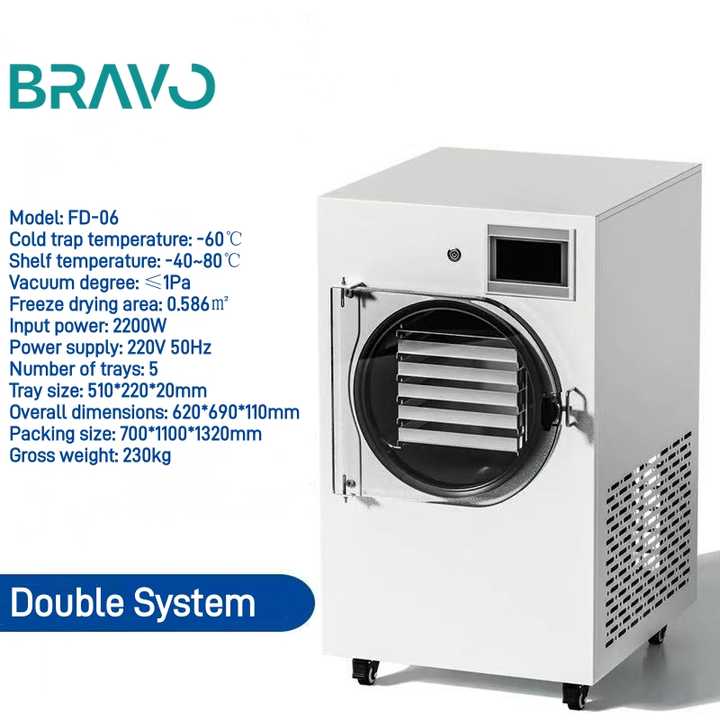 Small Mini Laboratory Vacuum Freeze Drying Equipment Home Food Freeze ...
