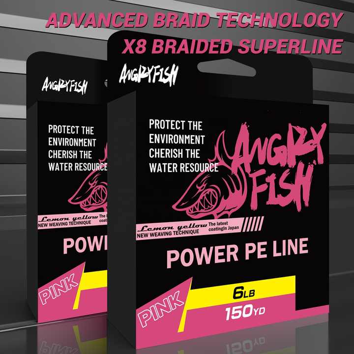 Angryfish Braided Polyethylene Fishing Line X8 8 Strands 300m Super ...