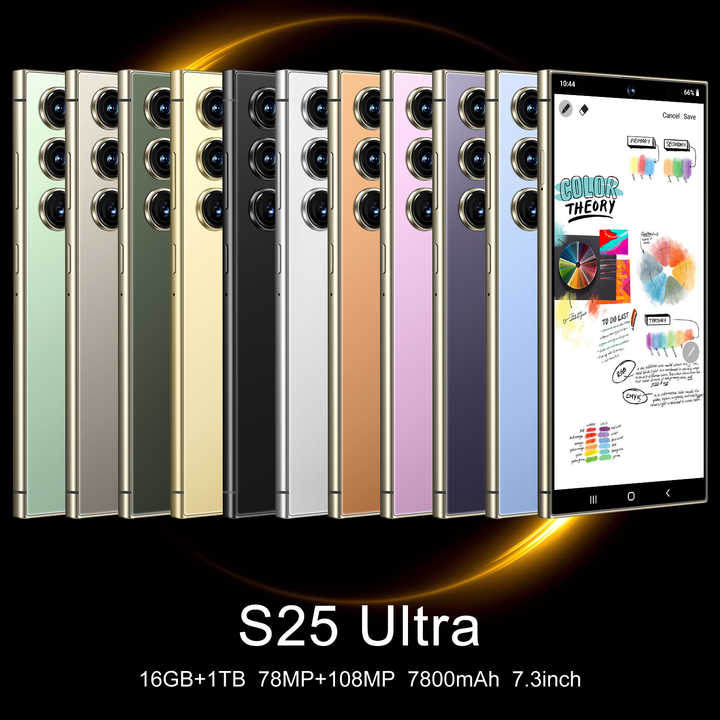 2025 S25 Ultra Large 2K Screen Android Smart Phone Octa Core CPU 108MP ...
