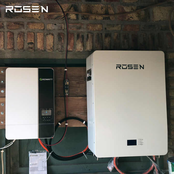 Lithium-ion Batteries for 3kW Off Grid Hybrid Solar System Power Home ...