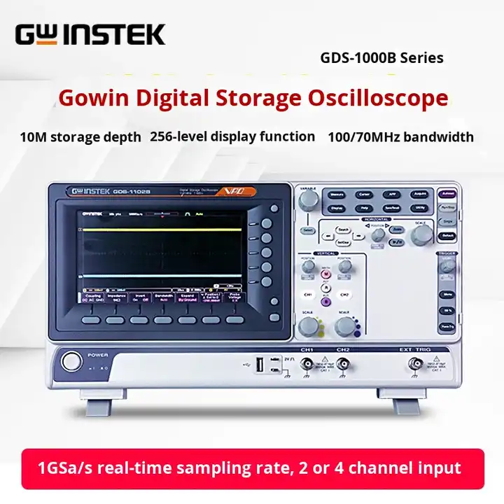 Gwinstek Digital Storage Oscilloscope GDS-1104B 8 Bit 1 GSa/s 1 Year ...