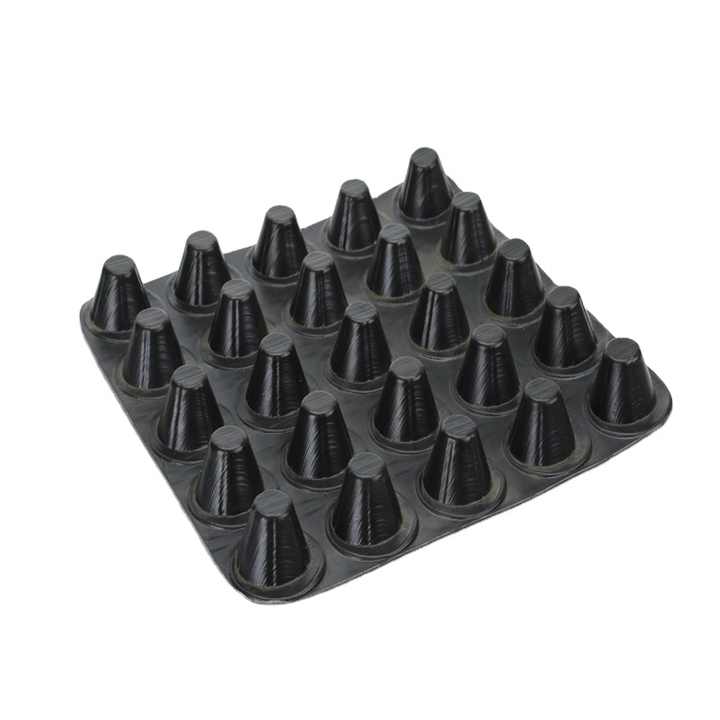 HDPE Dimple Membrane Drainage Board Mat with Geotextile Fabric