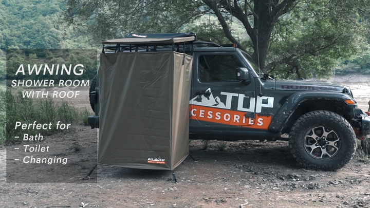 Offroad Car Side Shower Room shower tent Instant Ensuite Car Side ...