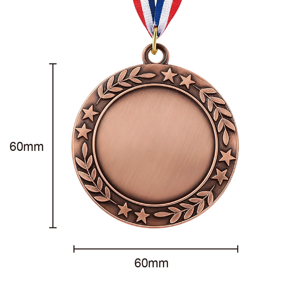 Custom Blank Medals Aluminum Gold Silver Bronze Awards Personalized ...