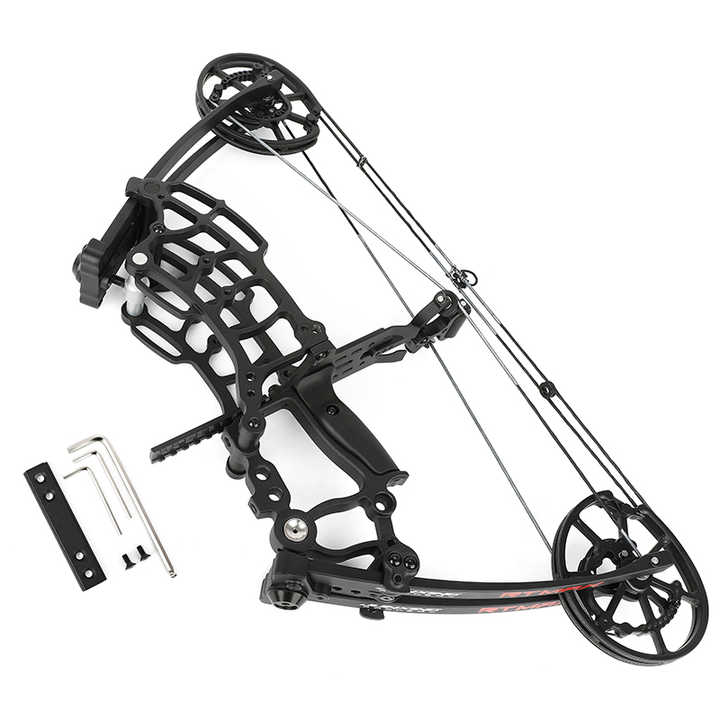 109KA Compound Bow 40-65lbs Adjustable Brace Height 6.5inch Draw Length ...