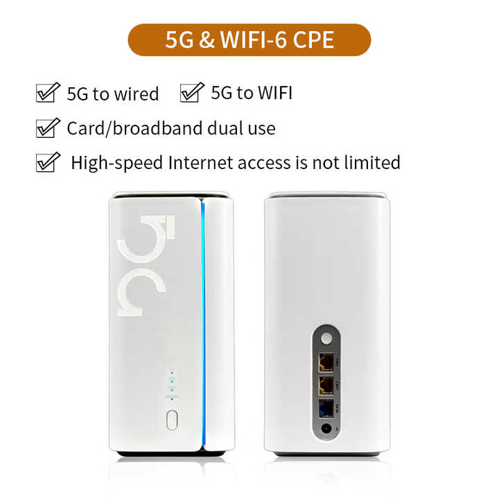 Lan Ethernet RJ45 Port 5g Router with Sim Card Slot 5g Router Wifi 6 ...