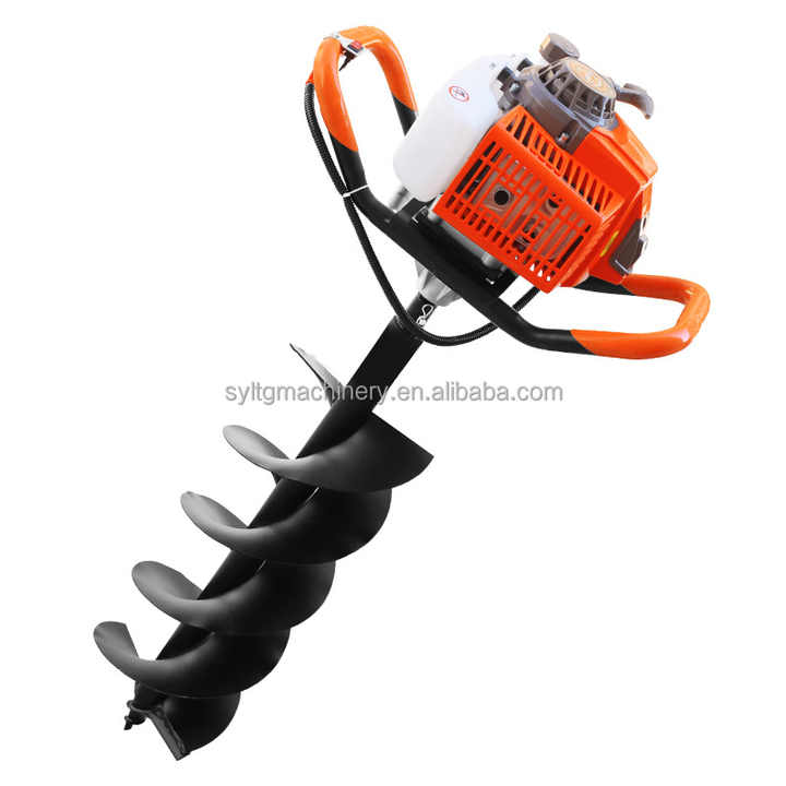 Tree Planting Hole Digger Machine Soil Ground Drill Petrol Gas Powered ...