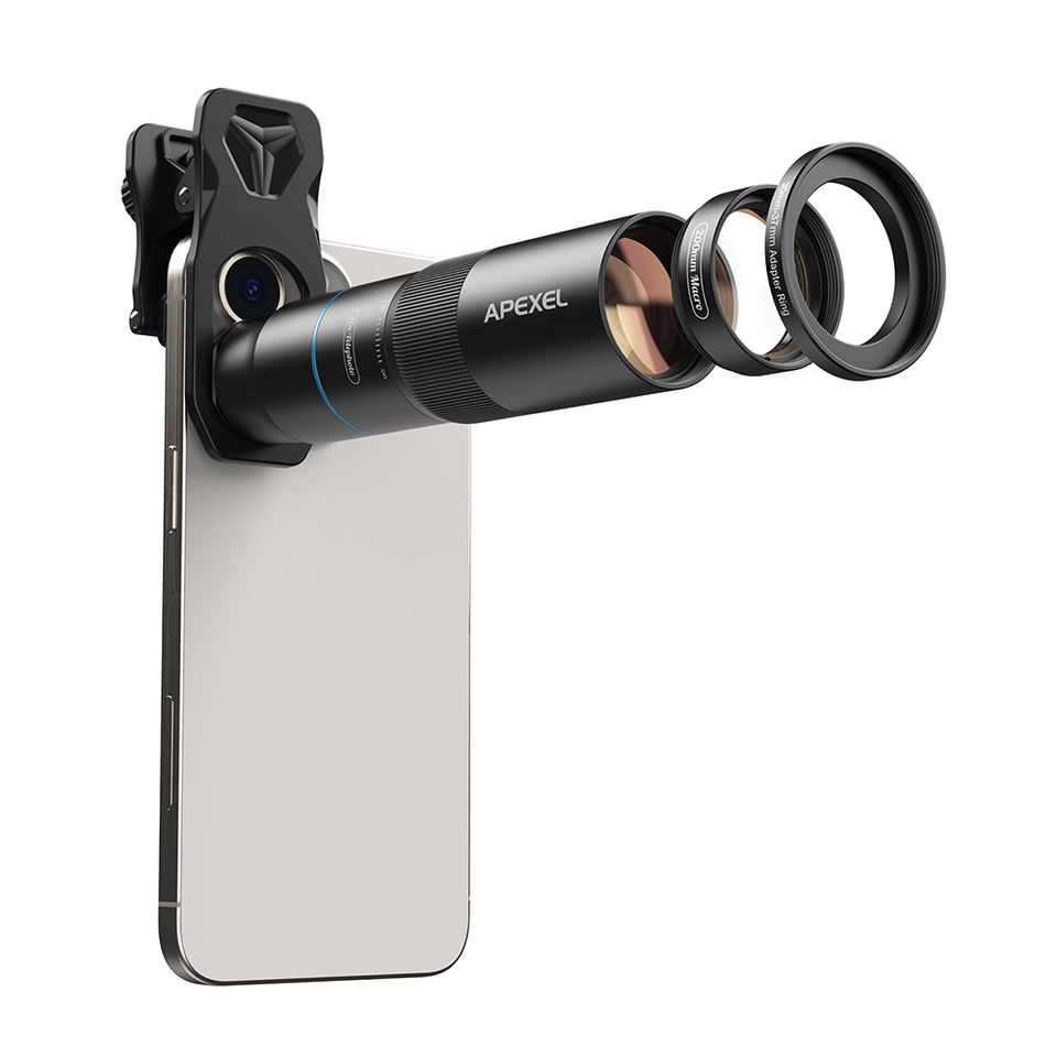 10X Telephoto Lens with 200mm Macro Lens for Smartphones, High ...
