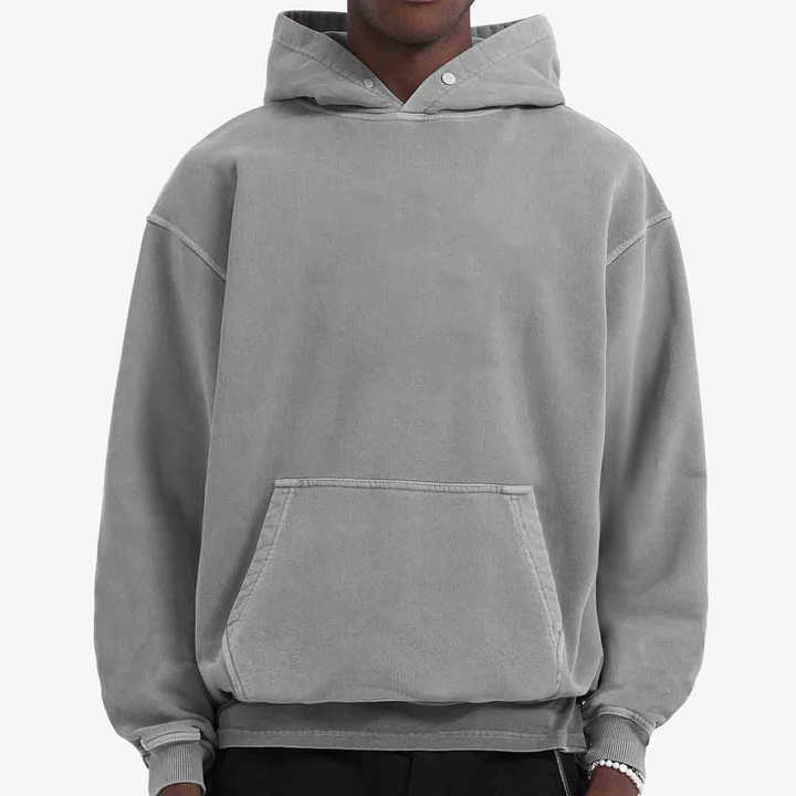Custom Men’s Hoodies - 100% Cotton, Heavyweight, and Oversized