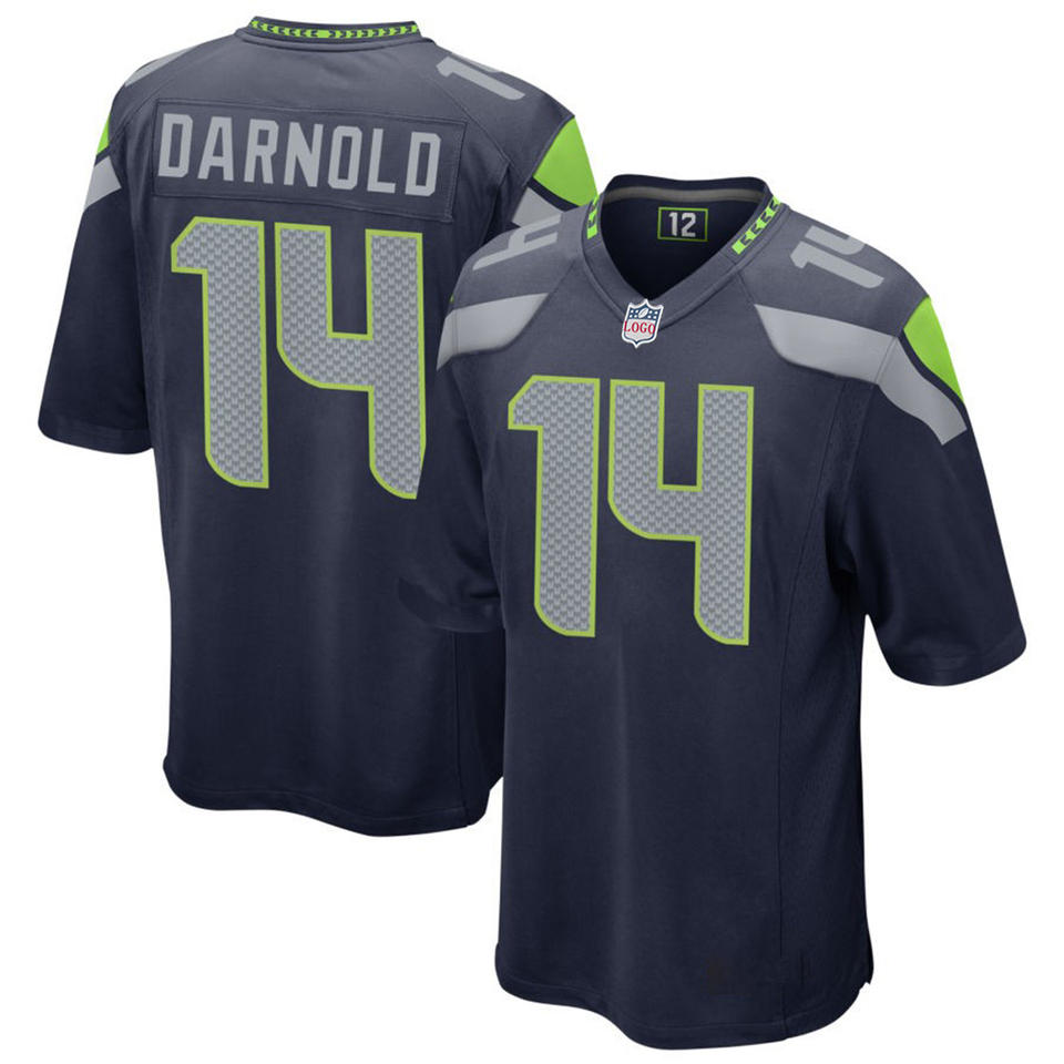 2026 Super Bowl LX Seattle Jersey Custom American Football Shirts Short ...