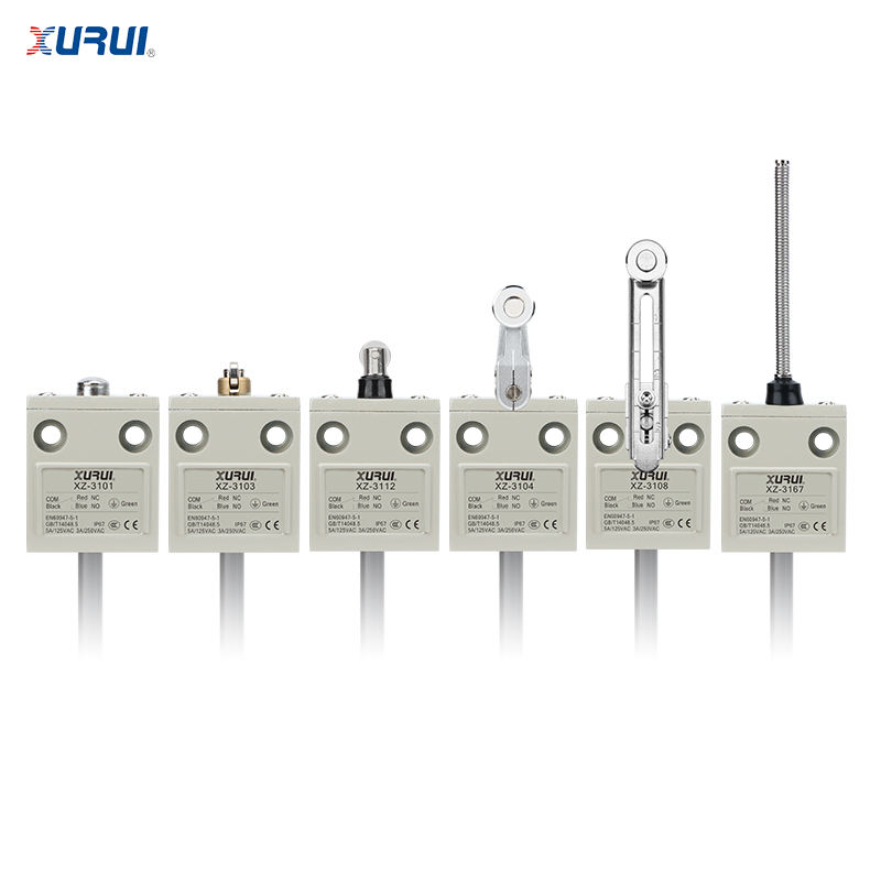 IP67 Waterproof Roller Lever Limit Switch 5A 125VAC NO/NC Sealed ...