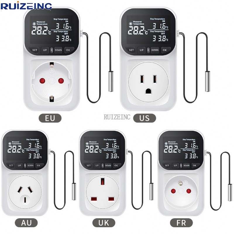 Kitchen intelligent temperature controller temperature and humidity ...