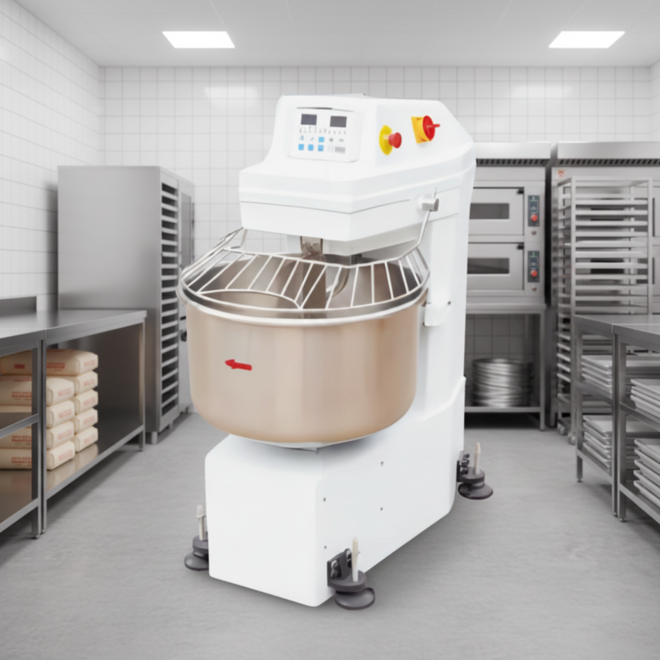 Bakery Industrial 25 kg Commercial Flour Spiral Bread Dough Mixer Maker ...