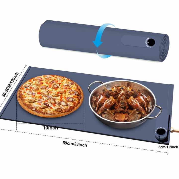 Silicone Electric Heating Tray - Even Food Warming