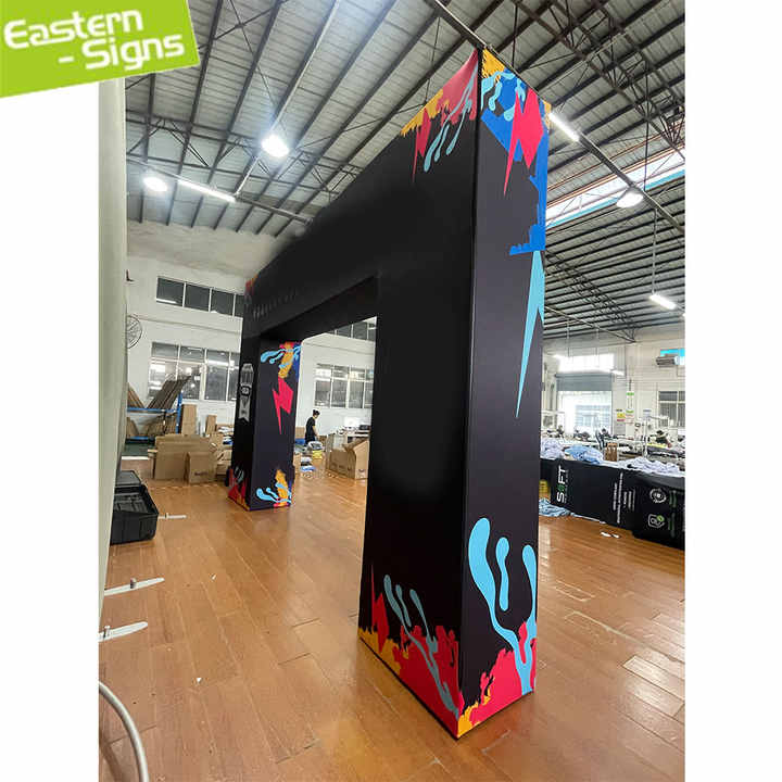Custom Win Trade Show Arch Display Stand Advertising Expo Arch Gate ...