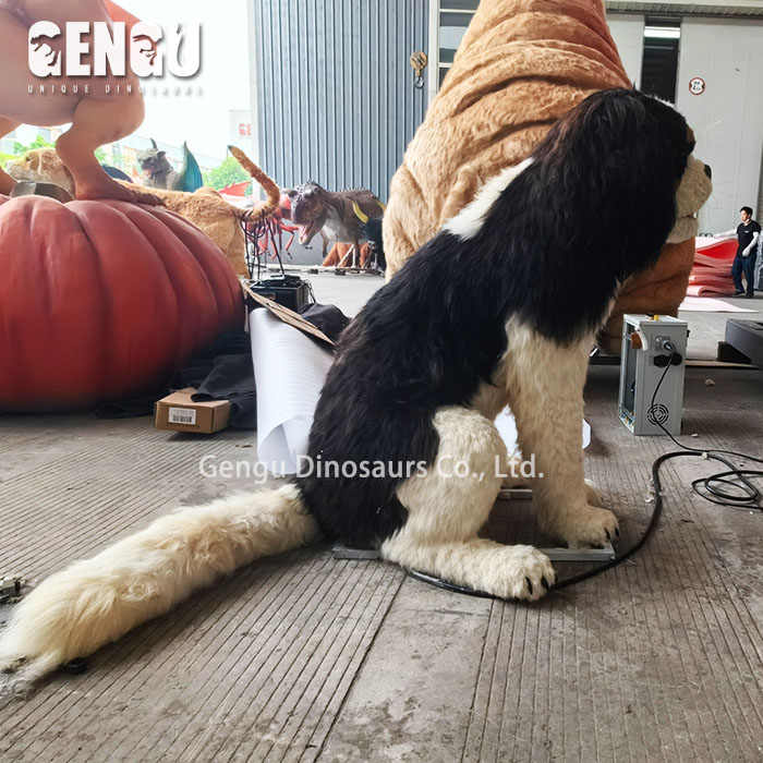 High Quality Vivid Animatronic Animal Model Life Size Dog for Sale