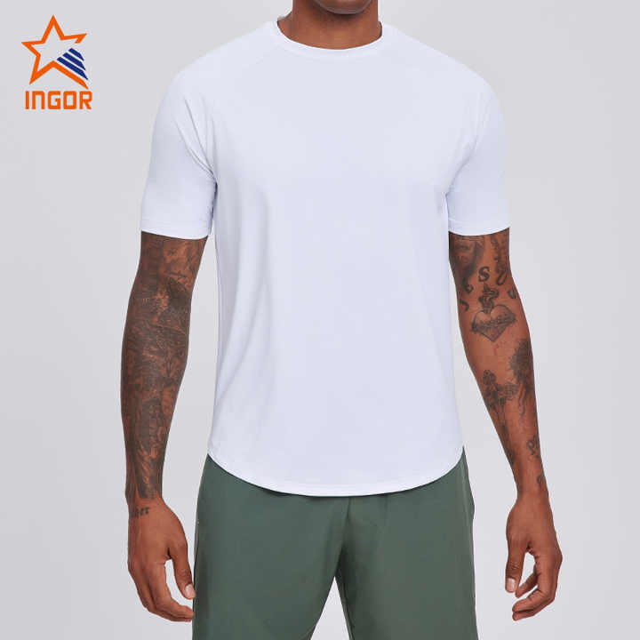 Ingor Men's Breathable Sports T-Shirts Pour Hommes Custom Logo Gym T ...