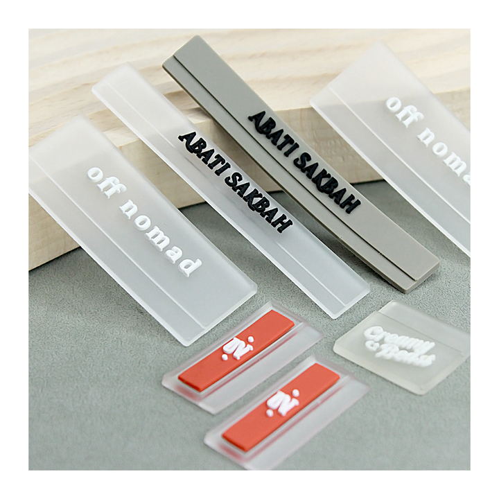 Wholesale Side Raised Seam PVC Patch Customized Brand LOGO Embossed ...