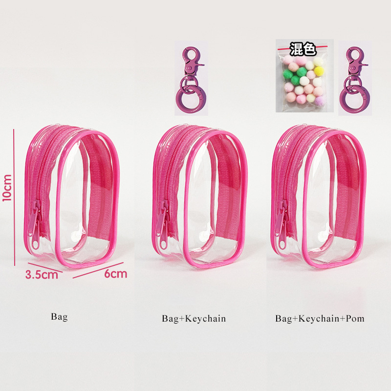 Transparent PVC Key Storage Bag - Fashionable & Durable