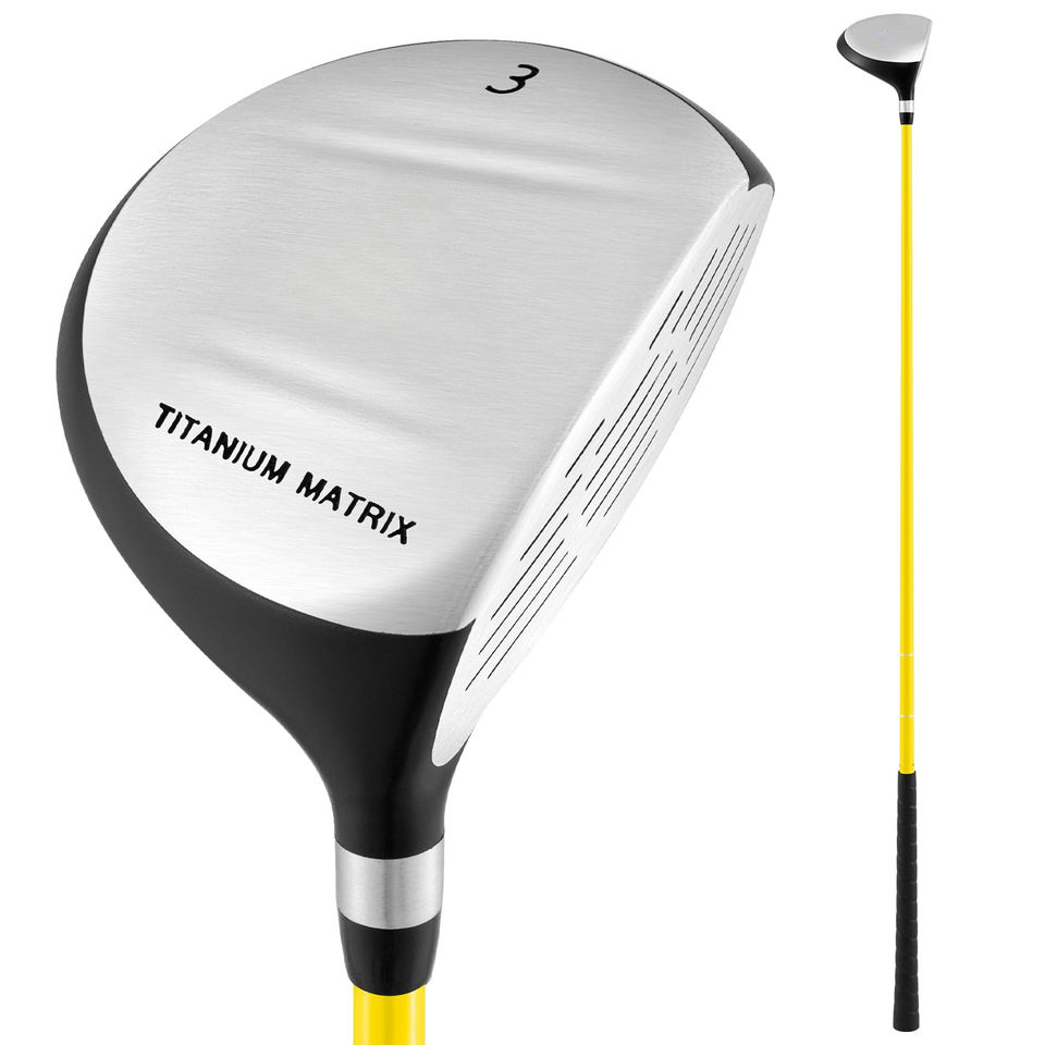 Junior 3 Fairway Wood Golf Club 165CC Aluminum Alloy Head Fiberglass ...