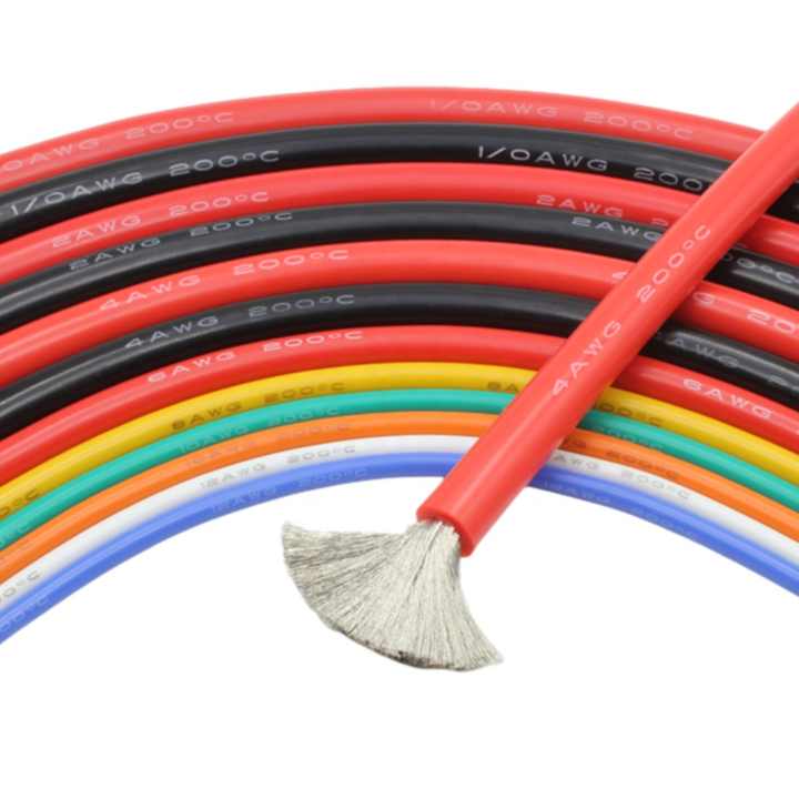 Super Soft Silicone Rubber Wire - 12AWG Flexible Tinned Copper