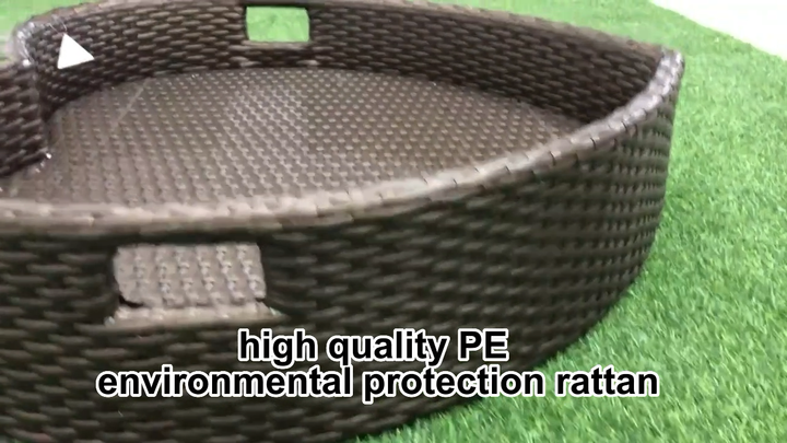 White Hotel Oval Heart Rattan Floating Breakfast Tray For Swimming Pool ...
