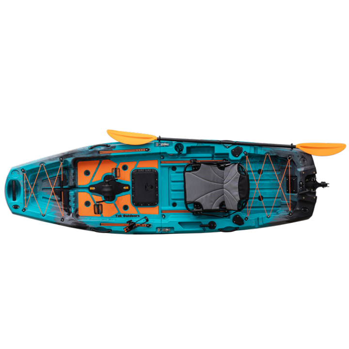 10ft Modular Pedal Fishing Kayak - Durable & Portable
