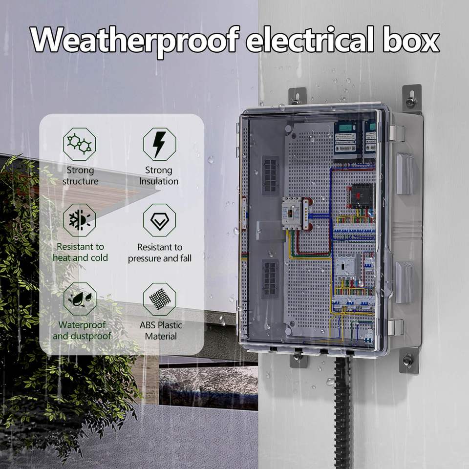 OEM ABS Electric Box Electrical Junction Box IP65 Waterproof Enclosure ...