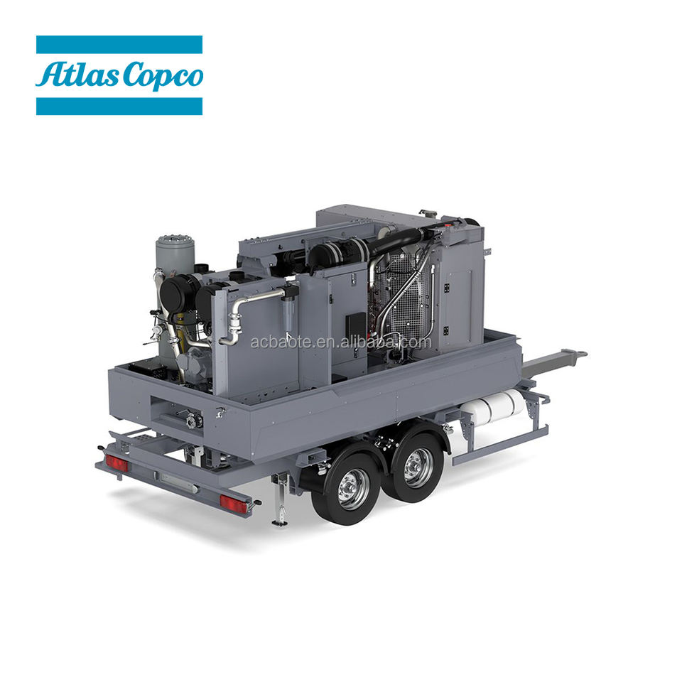 Atlas Copco 300 Cfm 8.5m³ /Min 10bar 145psi Diesel Portable Mobile Air ...