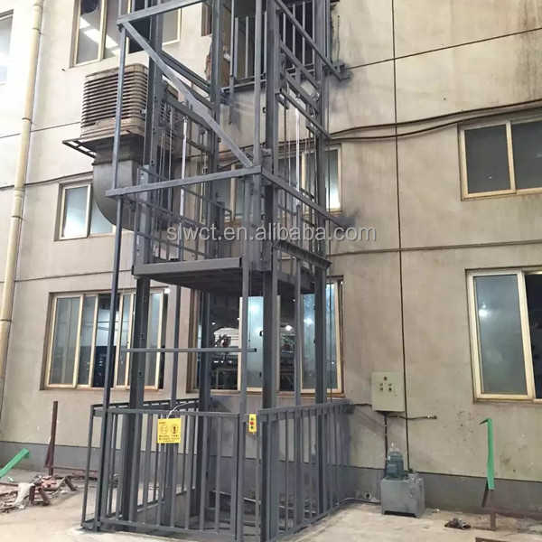 Industrial Material Construction Elevators - Hydraulic Cargo Lift Platform