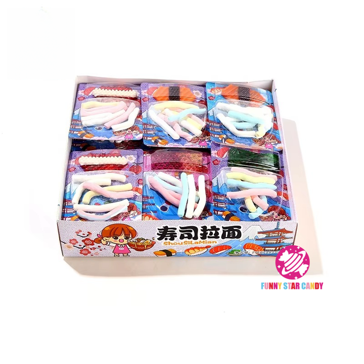 2 in 1 Chinese Snack Halal Sweet Fruit Flavor Marshmallow Colorful ...