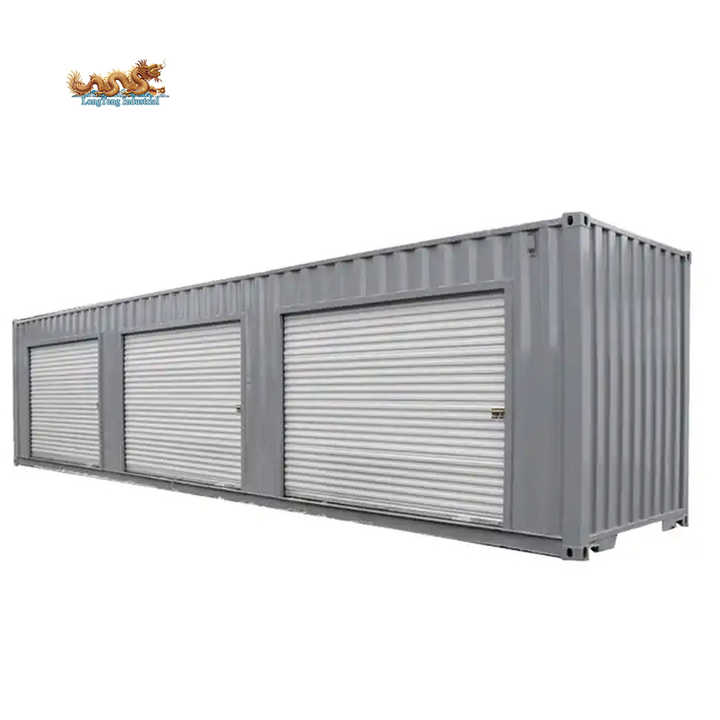 Portable Storage Roller up Container House 40ft 40 Feet Self Shutter with 4 5 6 7 8 Doors ...