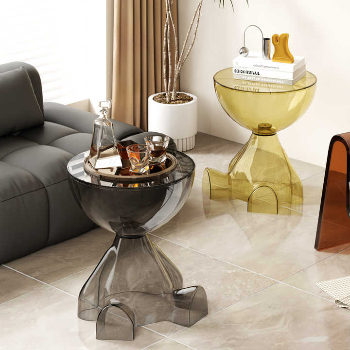 Modern Creative Plastic Side Table for Living Room Bedroom Balcony ...
