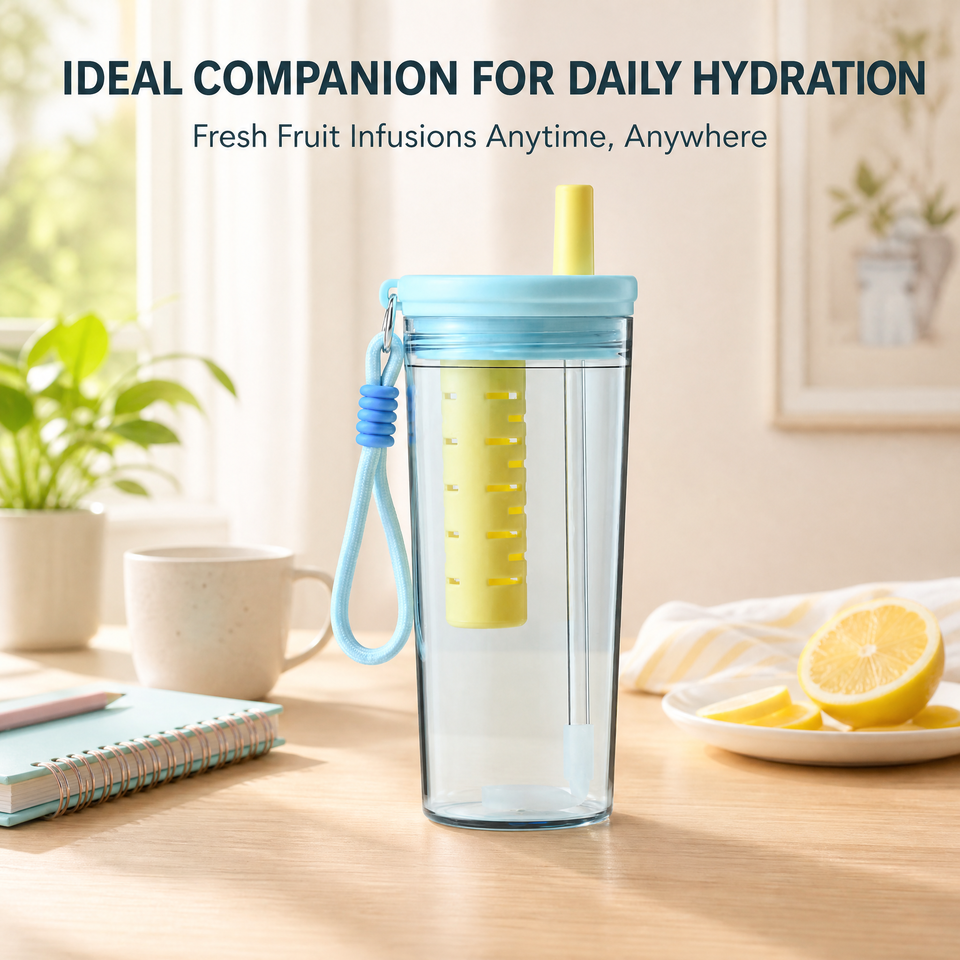 750ml Plastic Factory Custom Water Bottle Straw Push Button Cap ...