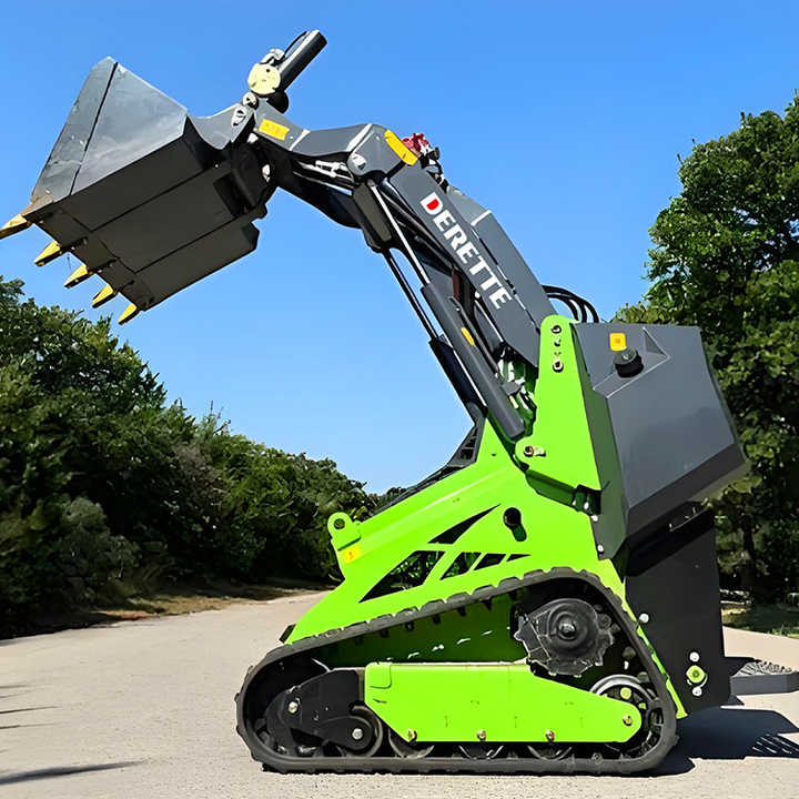 Derette 450 23HP Crawler Mini Skid Steer Loader - Compact Design ...