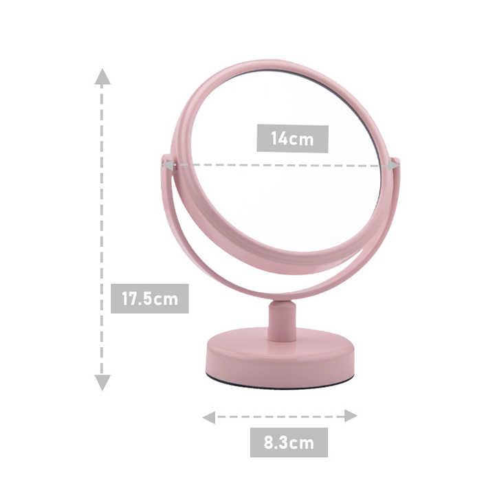Fast Shipping Custom Double-Sided Pink Handheld and Tabletop Makeup ...