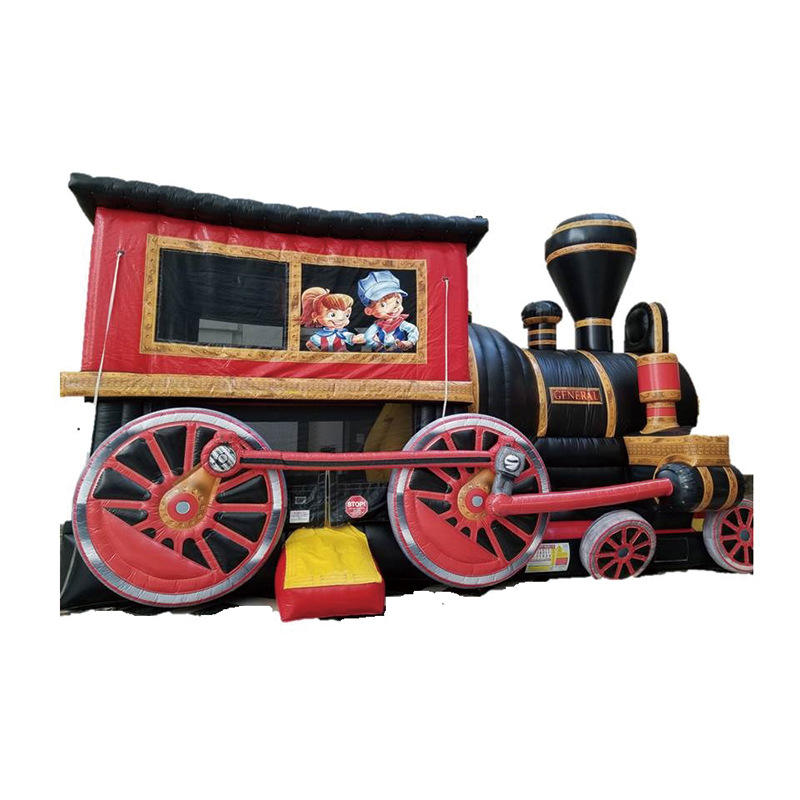 Cartoon Inflatable Train Model Popular Giant Inflatable Train Mascot ...