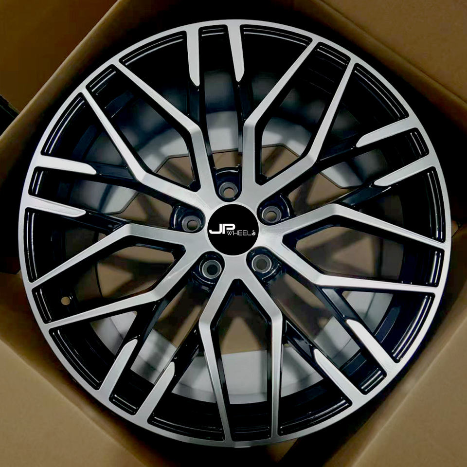 Low Pressure Casting Black Alloy Wheels Mesh Design 17 Inch Car Rims 19 ...