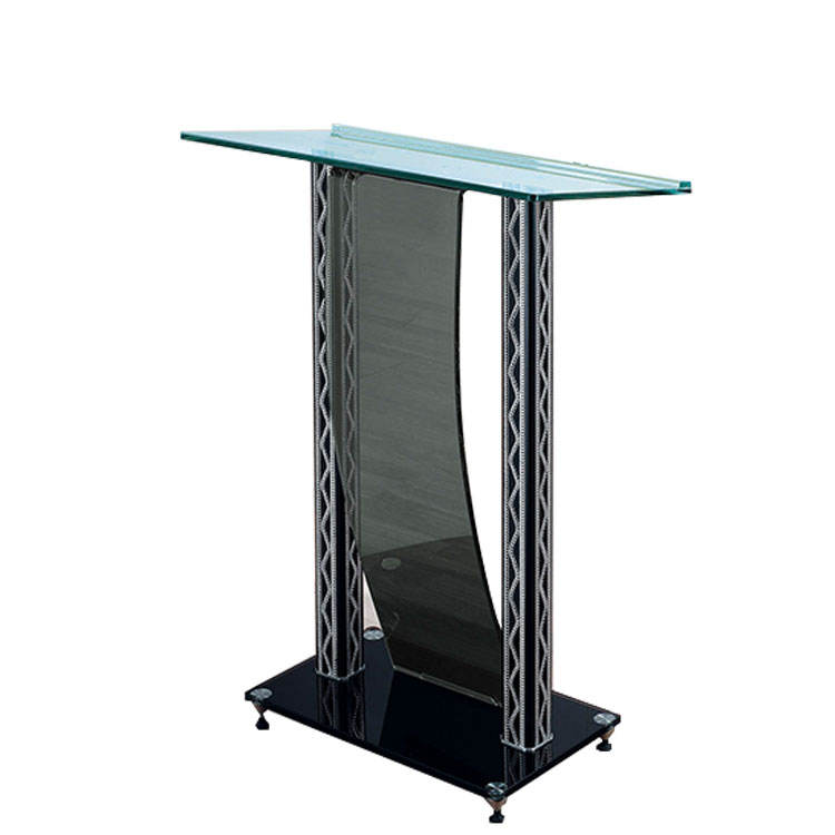 Modern Glass Pulpit - Clear Acrylic Design, 12mm Thick
