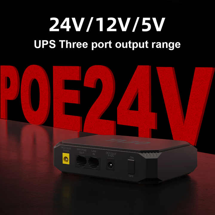 24V POE 5V DC 9V DC 12V DC Portable UPS Power Supply