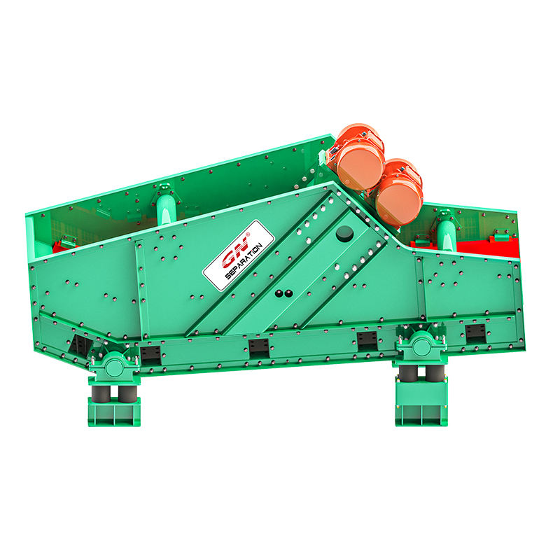 Dewatering Vibrating Screen Linear Wet Screening Deck Industrial Drying ...
