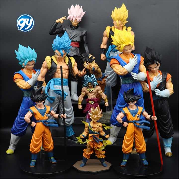 Pvc Figuras DBZ Jugete Goku Gogeta Vegito Balls Coleccion Action Anime ...