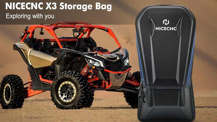 NiceCNC PVC UTV Center Console Seat Storage Bag for Can-am Maverick X3 ...