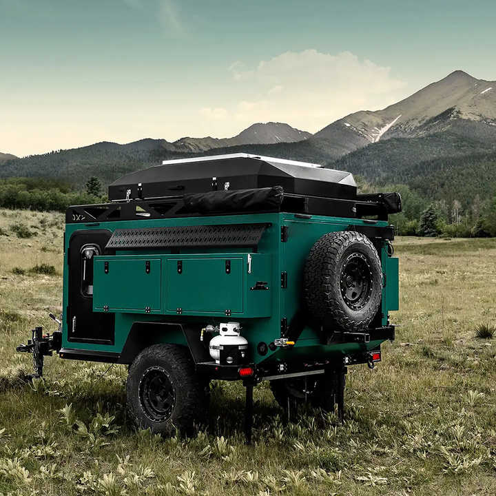 2024 Mini RV Off-Road Expedition Camper Trailer Mobile Function Caravan ...
