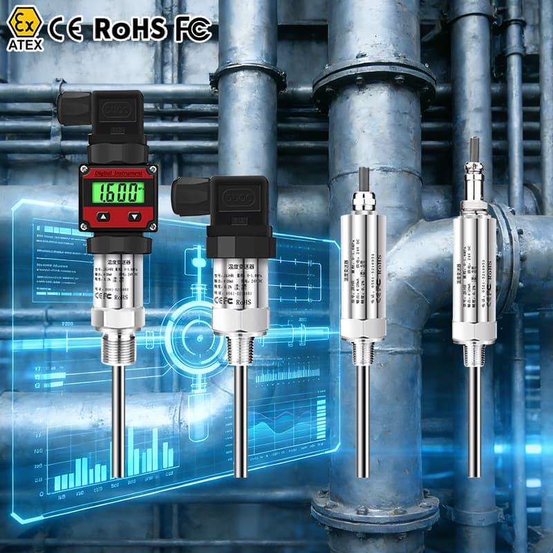 Rtd Digital Thermometer Sensor Temp Rtd Transmitter Pt100 Temperature ...