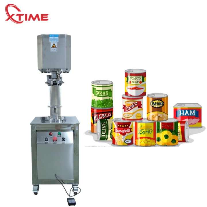 Semi-Automatic Cans Sealing Machine for Food Packaging Machinery - OEM