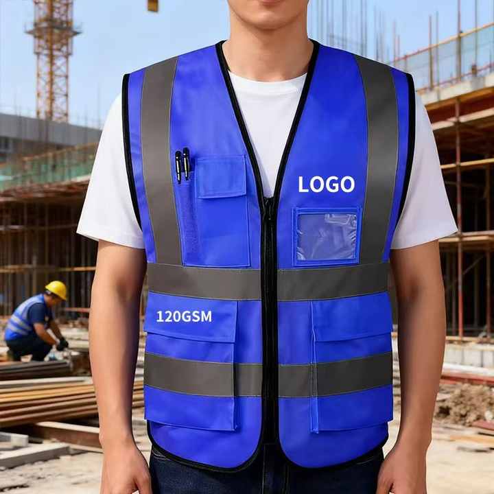 120 GSM LED Flash Reflective Safety Vest Premium Clothing Enhanced ...